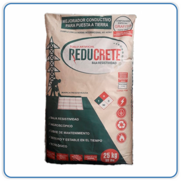 Cemento Conductivo Reducrete - MATERIALES PARA SISTEMA DE PUESTA A ...